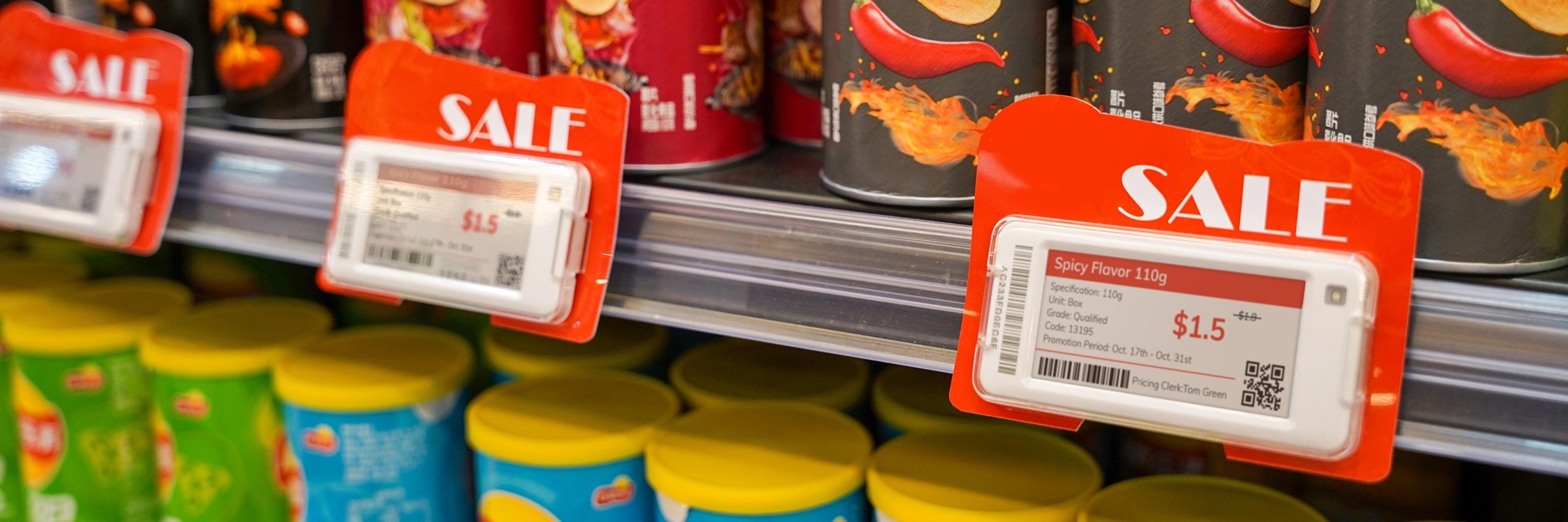 Electronic Shelf Labels | MinewTag